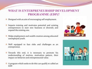 Entrepreneurship development programme in india.pptx