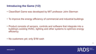 Entrepreneurship Simulation Game (CleanStart) | PDF