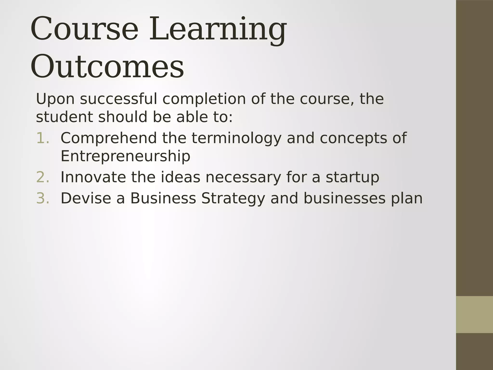 Entrepreneurship Slides | PDF