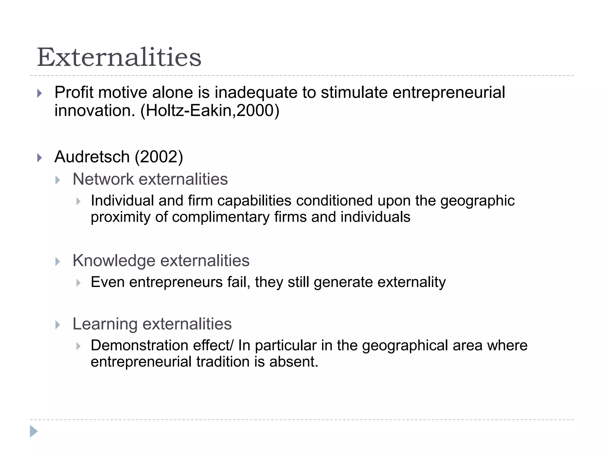 Entrepreneurship innovation and public policy | PPTX