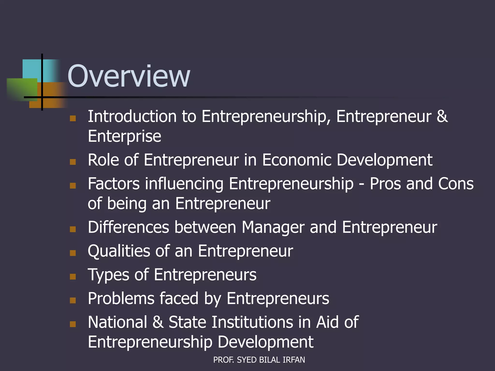 Introduction to Entrepreneurship | PPT