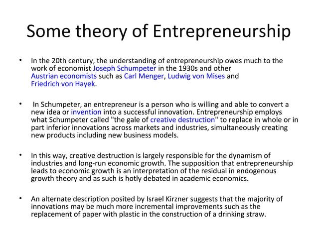 Entrepreneurship Lecture Notes Part 1 | PPT