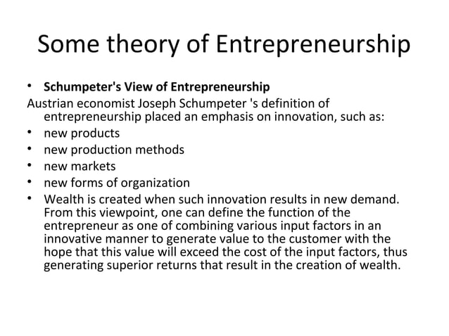 Entrepreneurship Lecture Notes Part 1 | PPT
