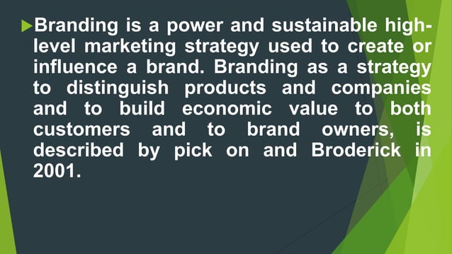 ENTREPRENEURSHIP 12_ Developing a brand name | PPTX | Business ...