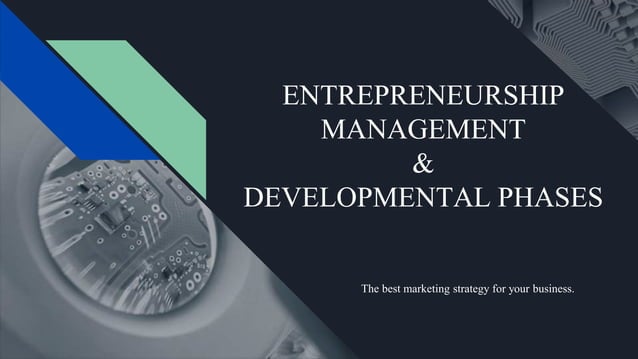 ENTREPRENEURSHIP MANAGEMENT PPT | PPT