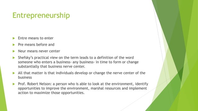 Entrepreneurship module 1 | PPT | Startups | Business