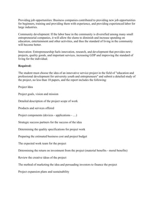 Entrepreneurship Module Project Model (2) Entrepreneurship refers to t.pdf