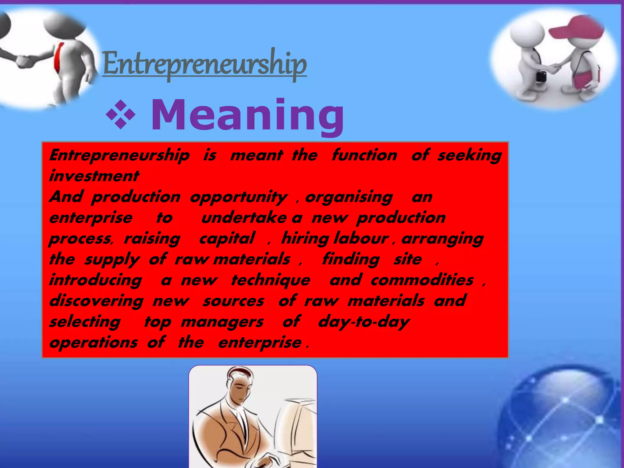 basic of entrepreneurship | PPT