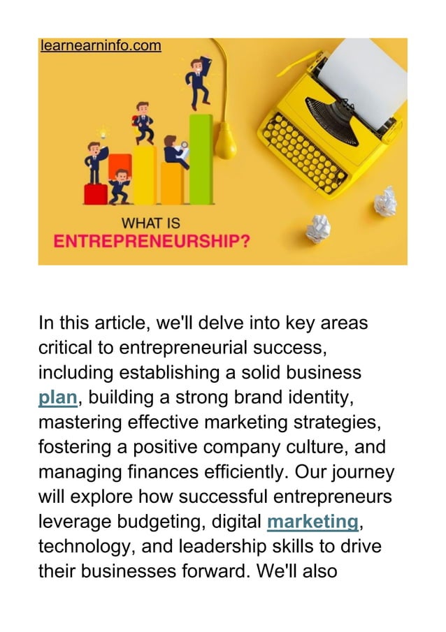 Entrepreneurships Examples' Lessons from Industry Leaders.pdf ...
