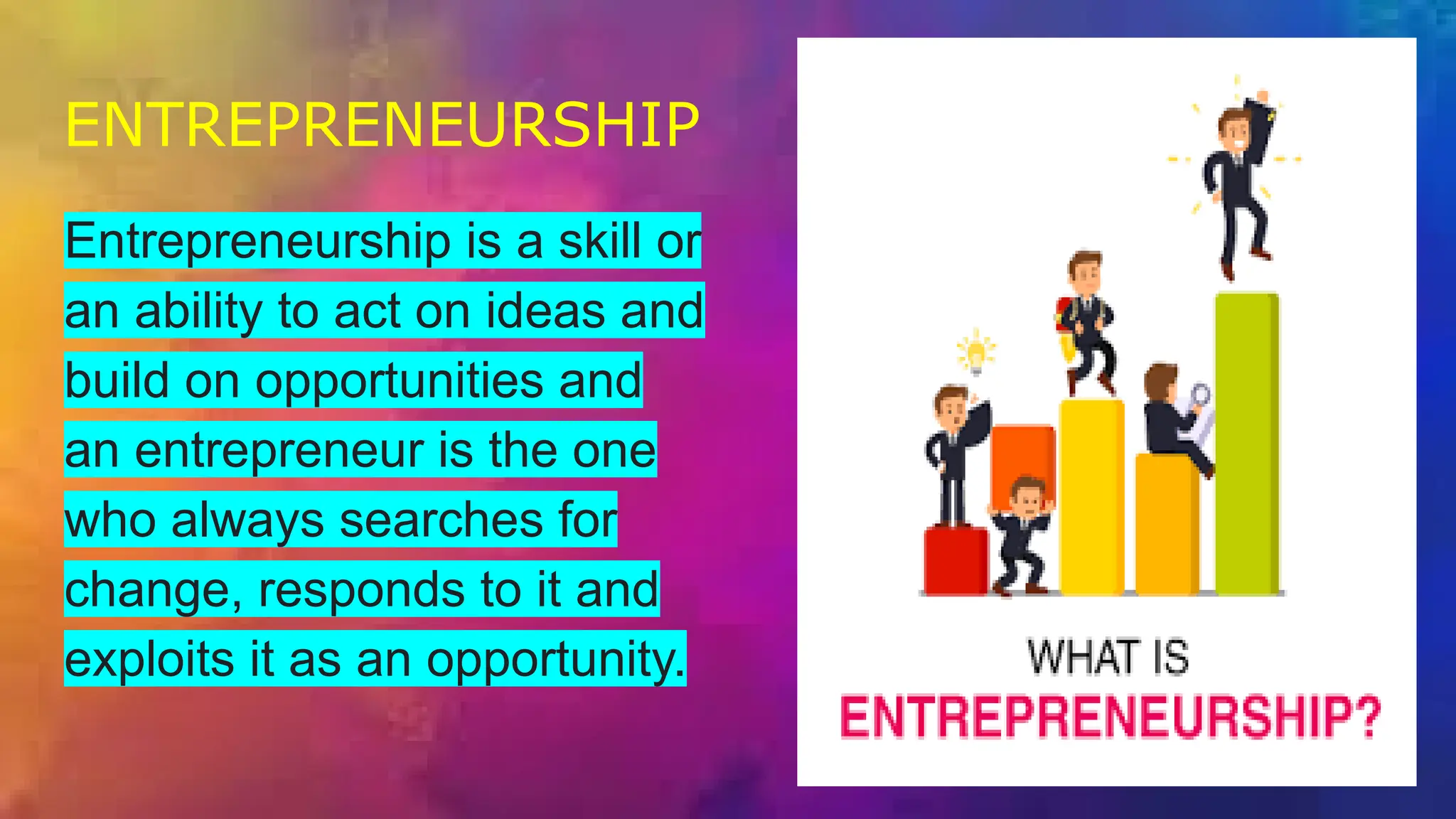 ENTREPRENEURSHIP SKILLS CS PROJECT CLASS10 | PPTX