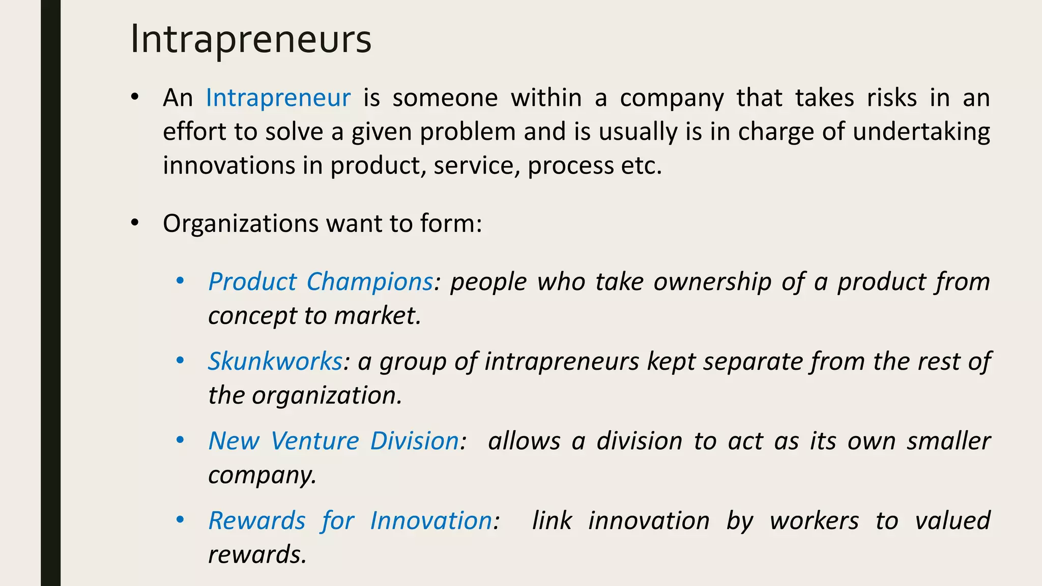 Introduction To Entrepreneurship | PPTX