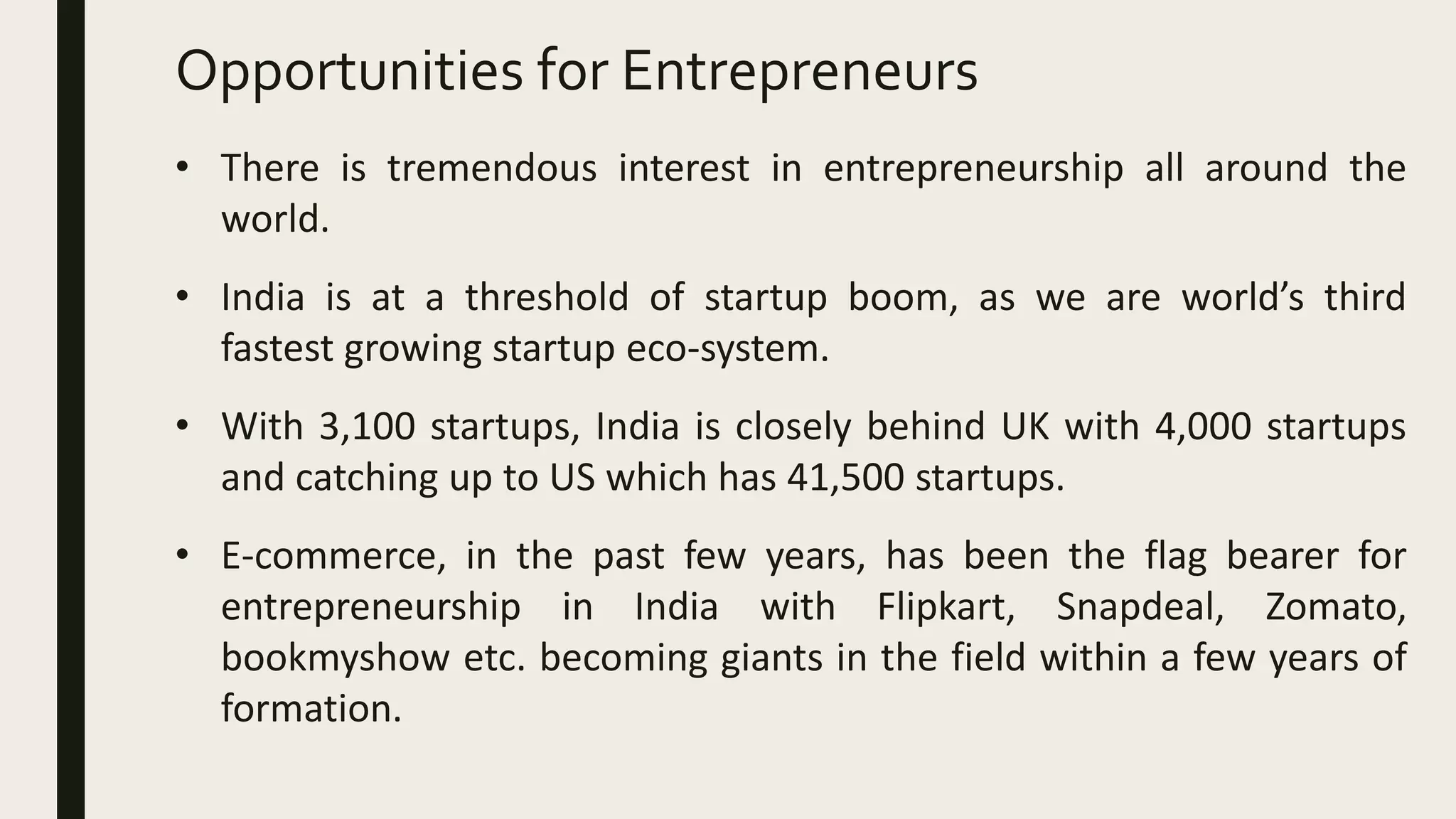 Introduction To Entrepreneurship | PPTX