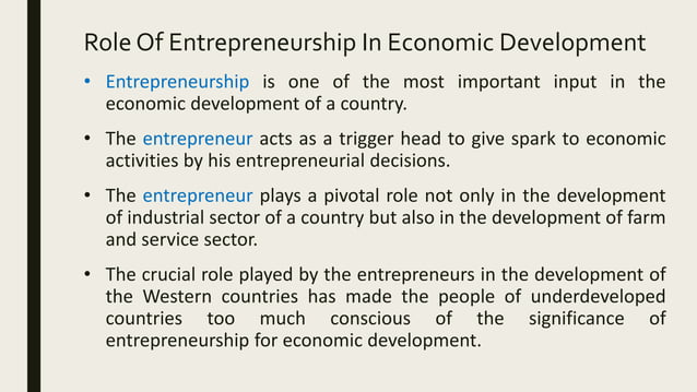 Introduction To Entrepreneurship | PPTX | Startups | Business