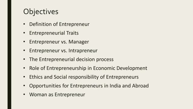 Introduction To Entrepreneurship | PPTX | Startups | Business