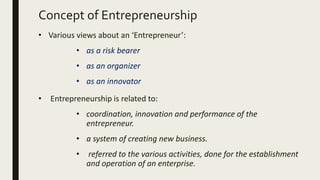 Introduction To Entrepreneurship | PPTX