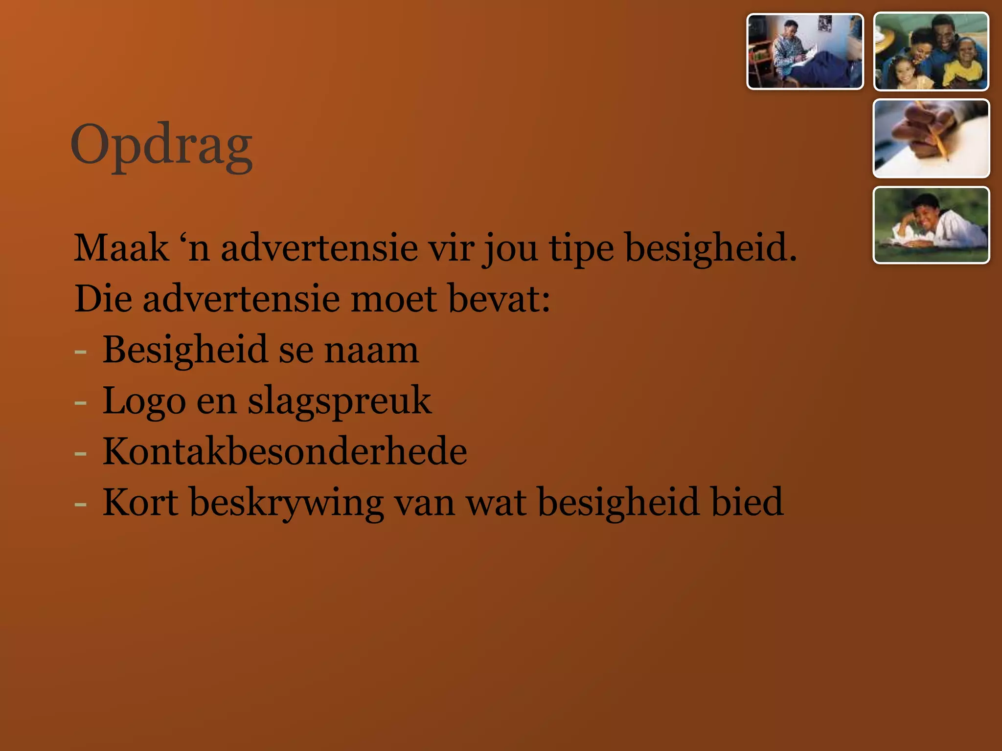 Entrepreneurskap Graad 11 Besigheidstudies | PPTX