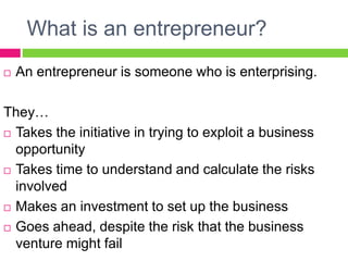 Entrepreneurs/Leaders & Meeting Customer Needs | PPTX