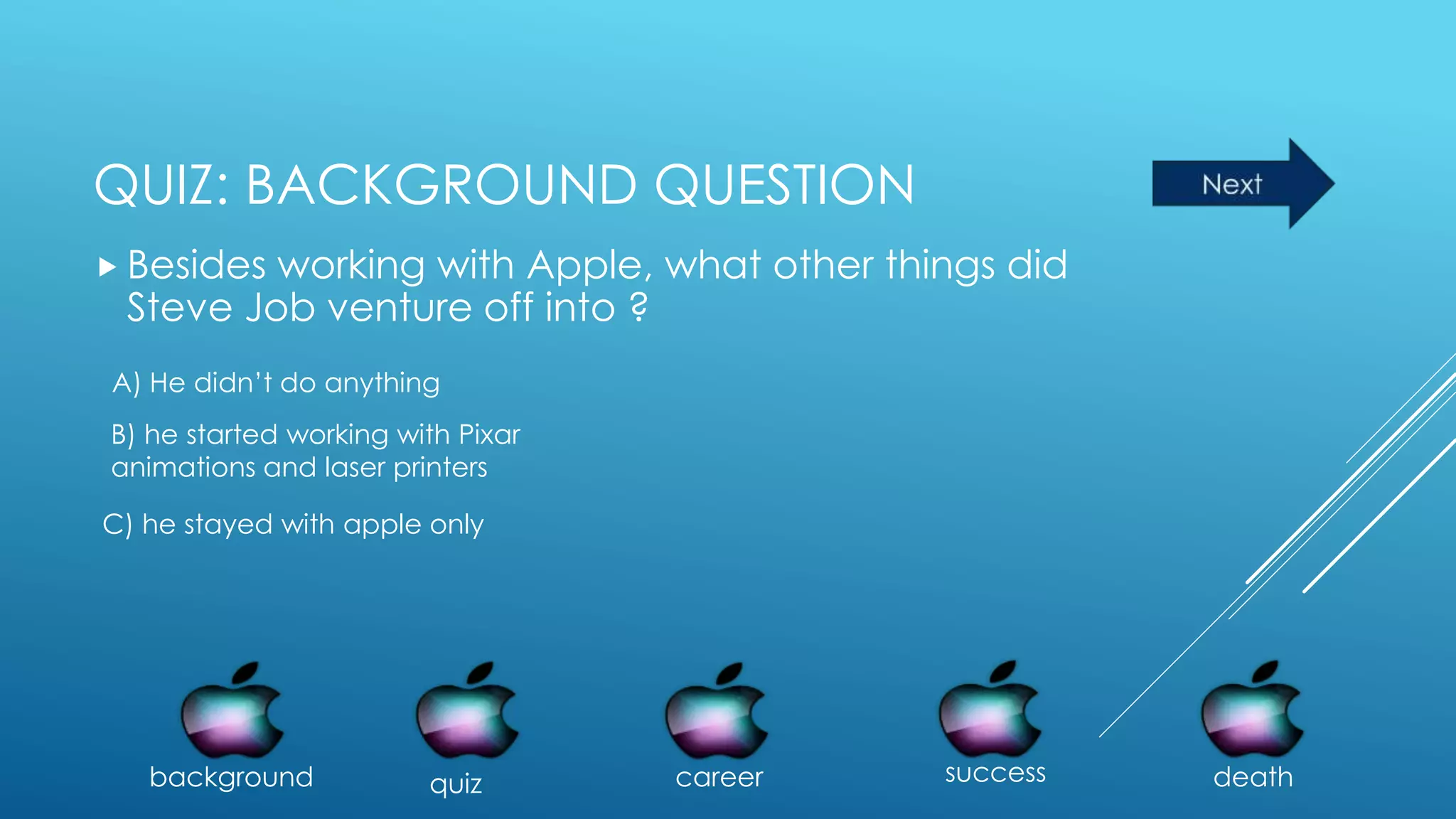 Entrepreneur – steve jobs | PPTX