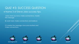 Entrepreneur – steve jobs | PPTX