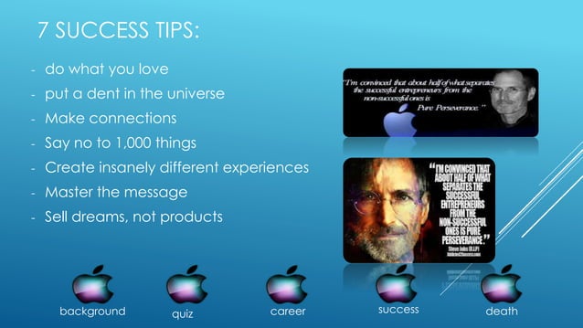 Entrepreneur – steve jobs | PPT