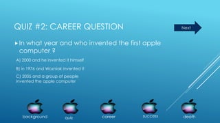 Entrepreneur – steve jobs | PPTX