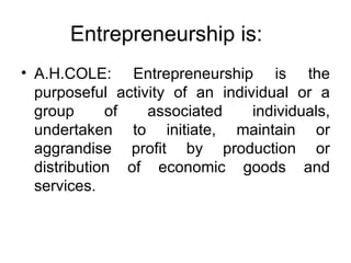 Entreprenuership | PPT