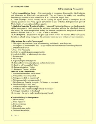 Entrepreneurship management | PDF