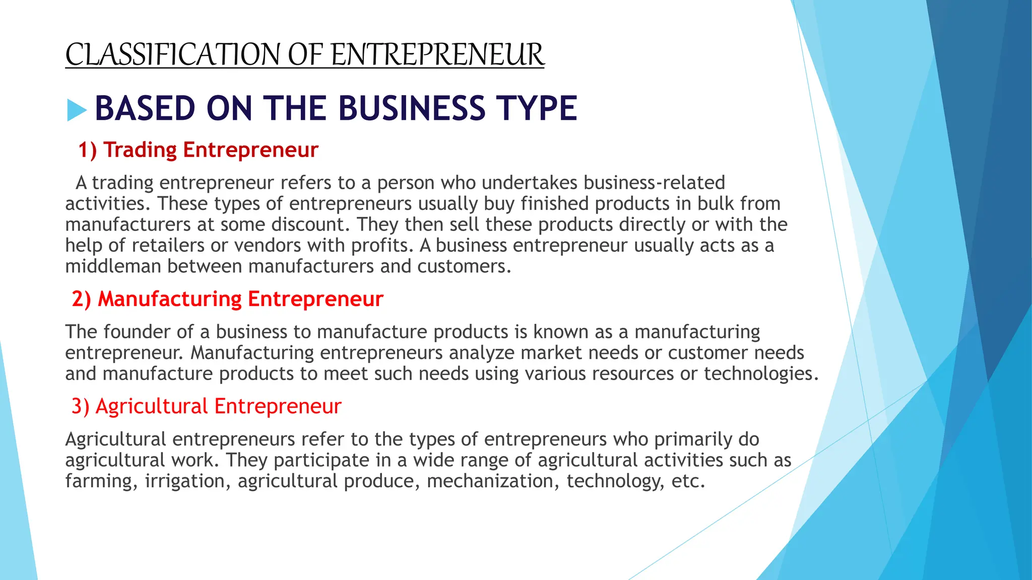 Entrepreneurship and new venture planning | PPTX