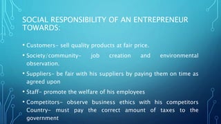 Entrepreneurship (Introduction to Entrepreneurship) | PPTX