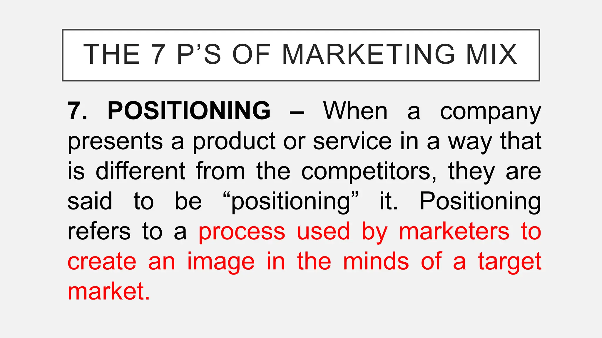 Entrepreneurship 12, Lesson : 7 P's of Marketing | PPTX