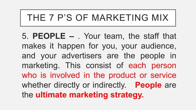 Entrepreneurship 12, Lesson : 7 P's of Marketing | PPTX | Business ...