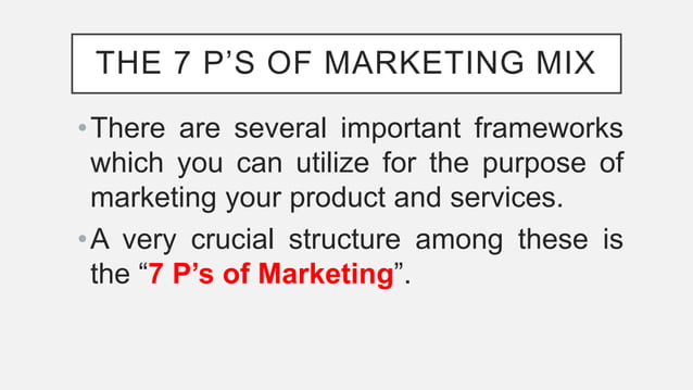 Entrepreneurship 12, Lesson : 7 P's of Marketing | PPTX | Business ...