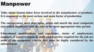 Entrepreneurship Grade 12 4MS of pr.pptx | Business | Business and Finance