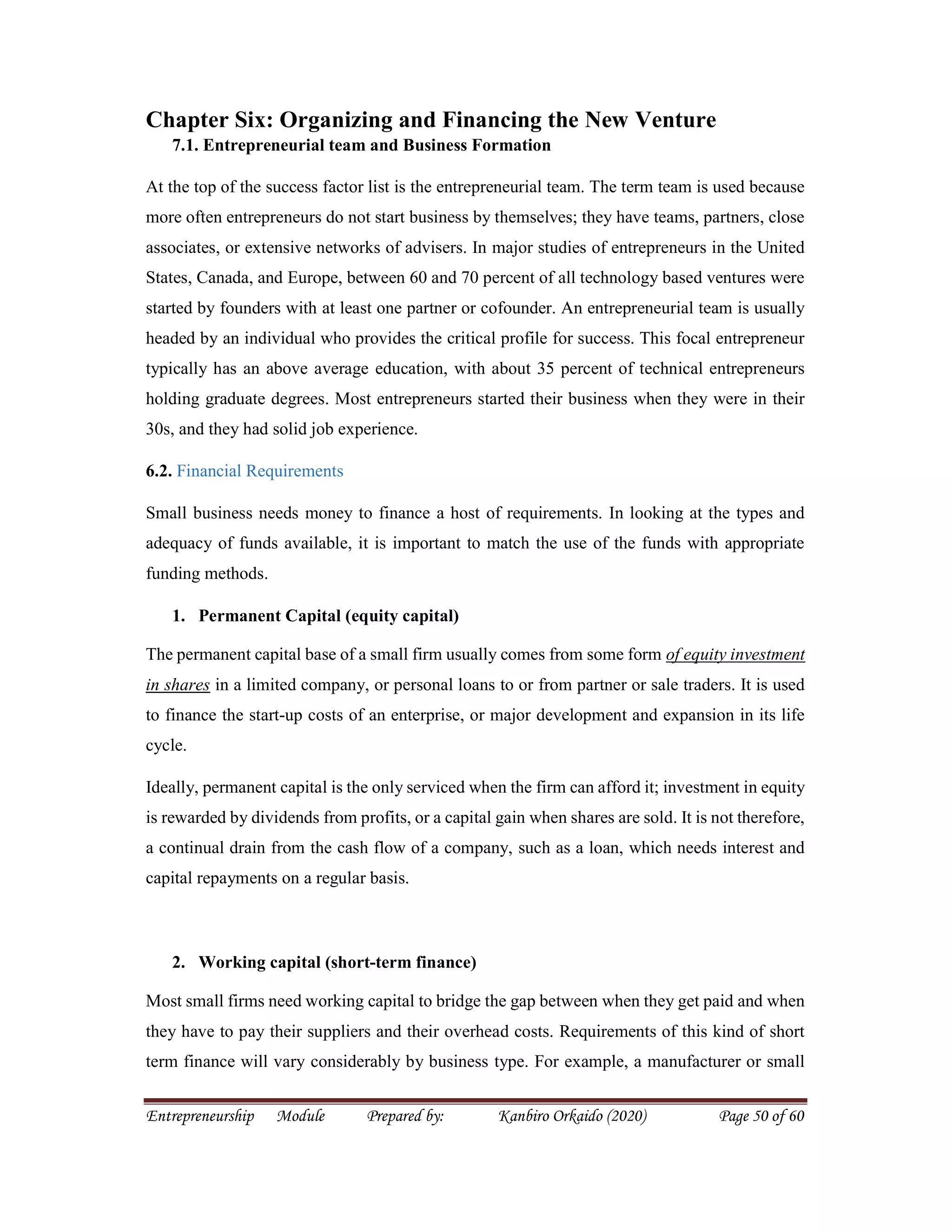 Entrepurnership module. pdf | PDF