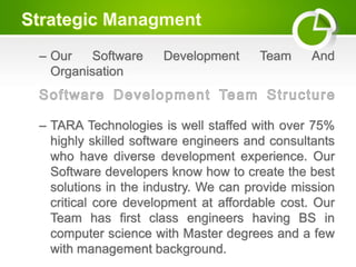 TARA-TECHNOLOGIES BUSINESS IDEA PRESENTATION | PPT