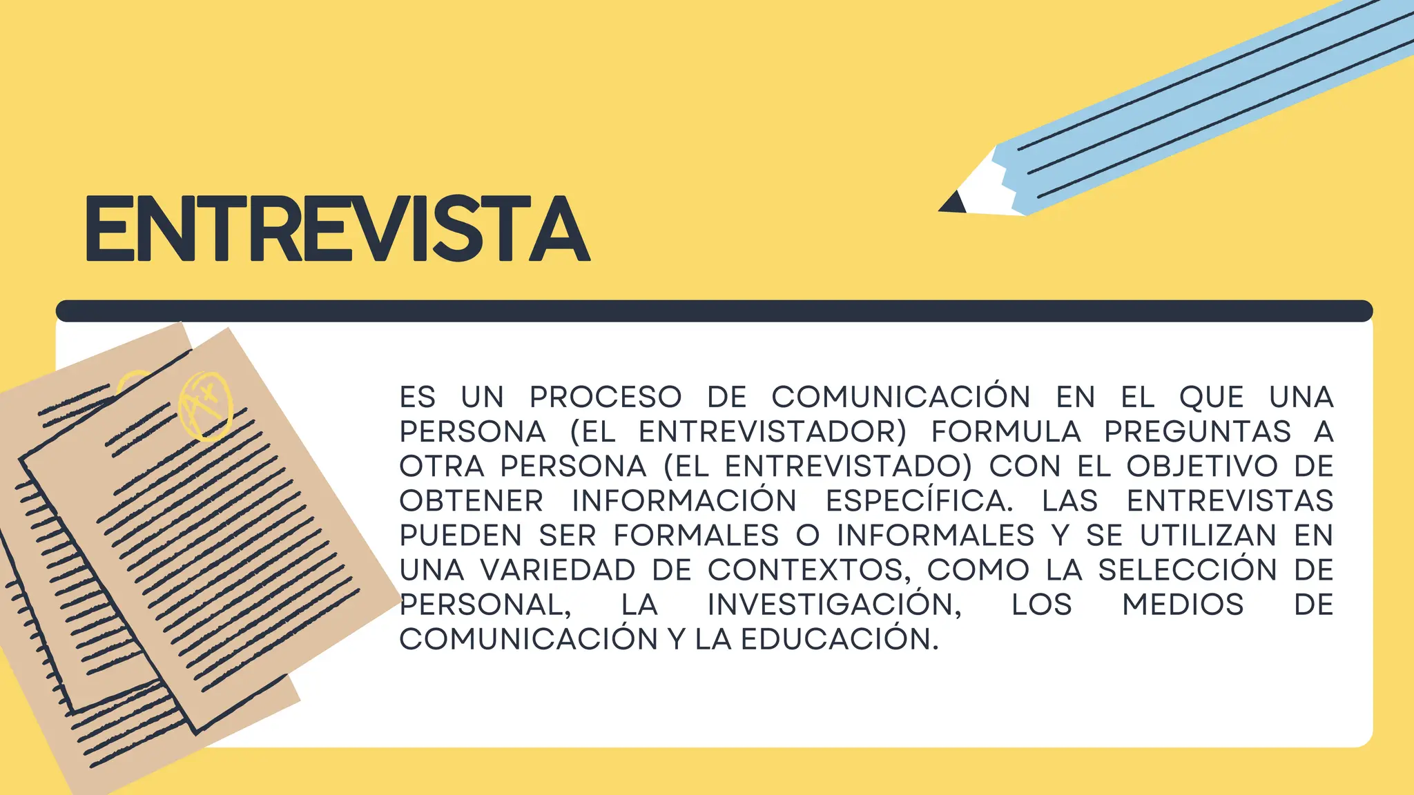 qué es la entrevista, tipos y cómo se realiza | PPT