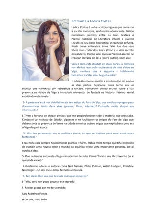 Entrevista a Ledicia Costas | PDF