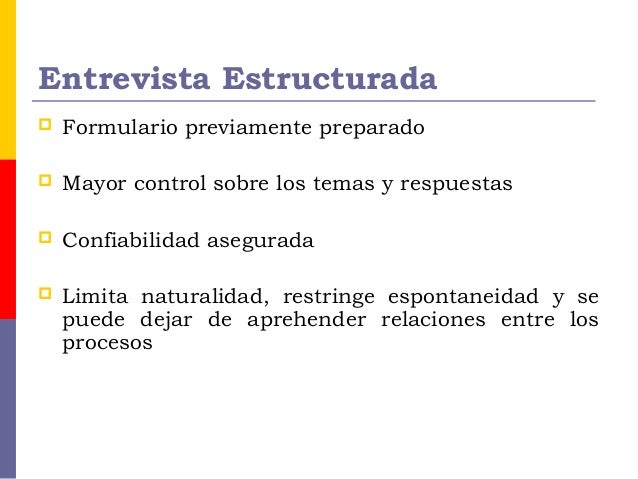 Entrevista Estructurada