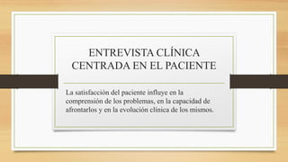 Entrevista clinica | PDF