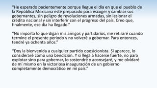 Entrevista díaz creelman | PPTX