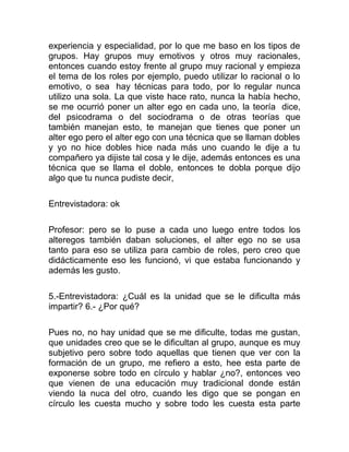 Entrevista escrita | DOC