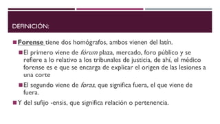 Introducción a entrevista forense | PPTX