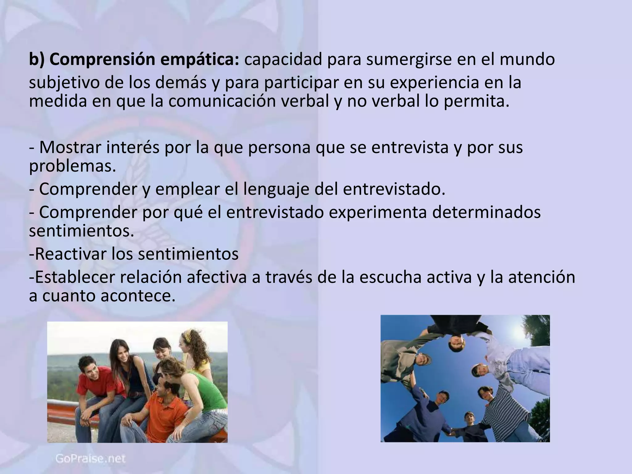 Entrevista humanista | PPTX