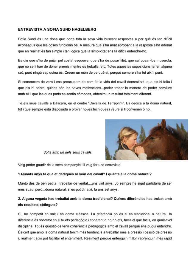 Entrevista sofia | PDF