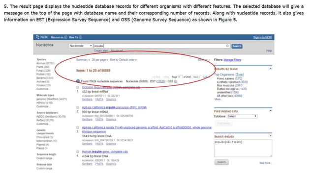 presentation on entrez in bioinformatics | PPTX