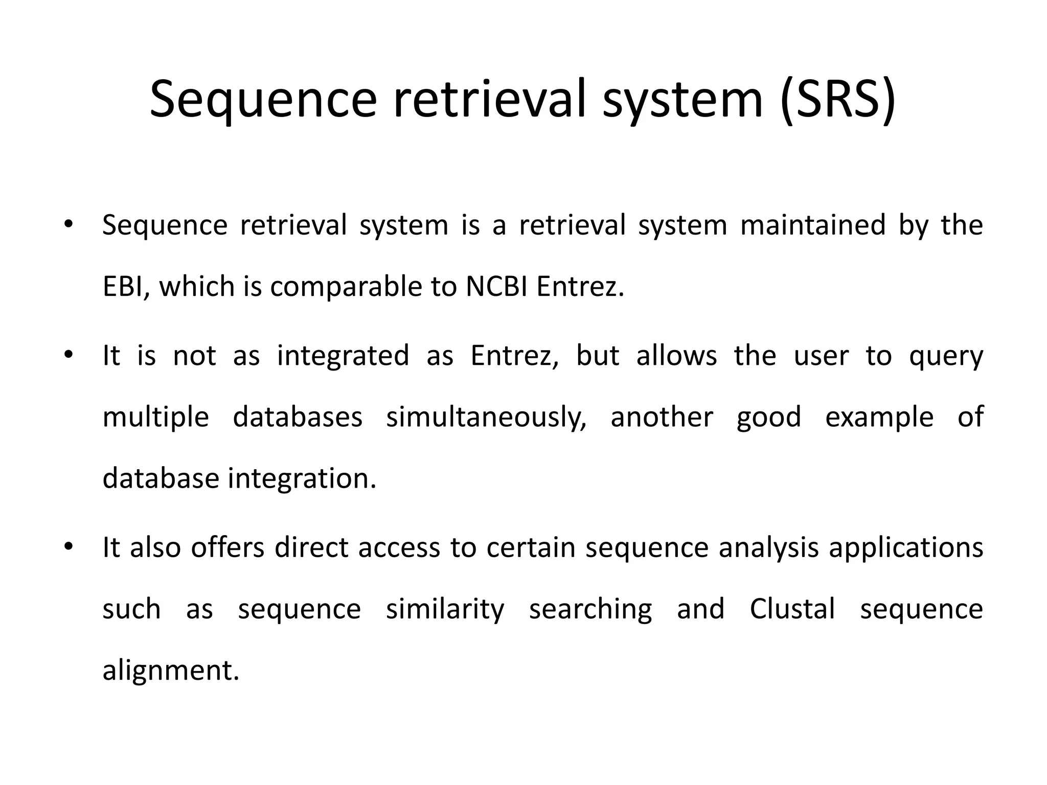 Entrez databases | PPTX