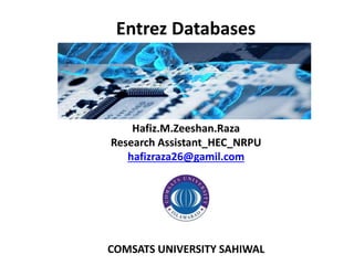Entrez databases | PPTX