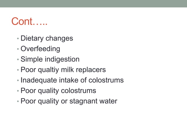 Entritis and diarrheal diseases of sheep and goats | PPTX
