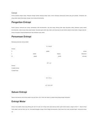 Entropi | DOCX