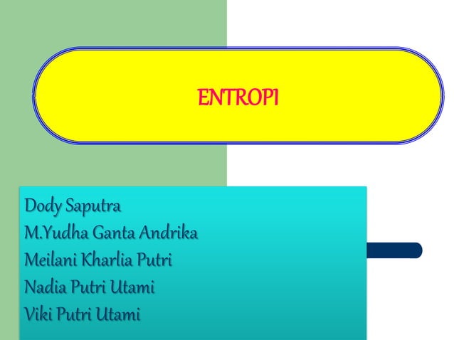 Entropi (new) | PPTX